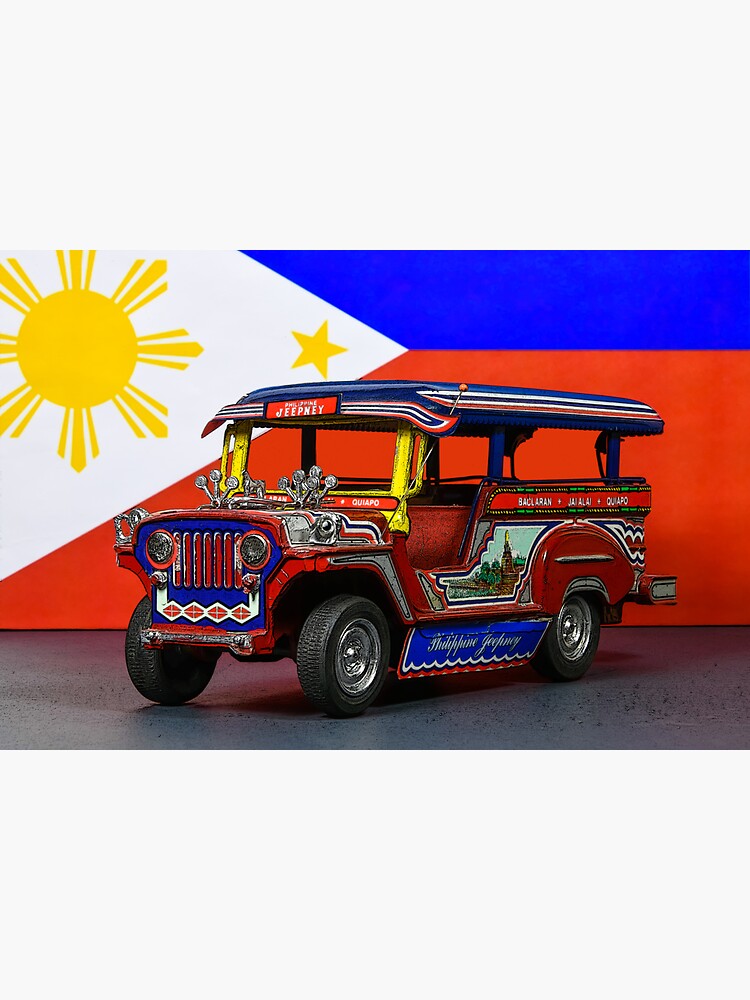 "Philippine Jeepney" Sticker for Sale by photocatphoto | Redbubble