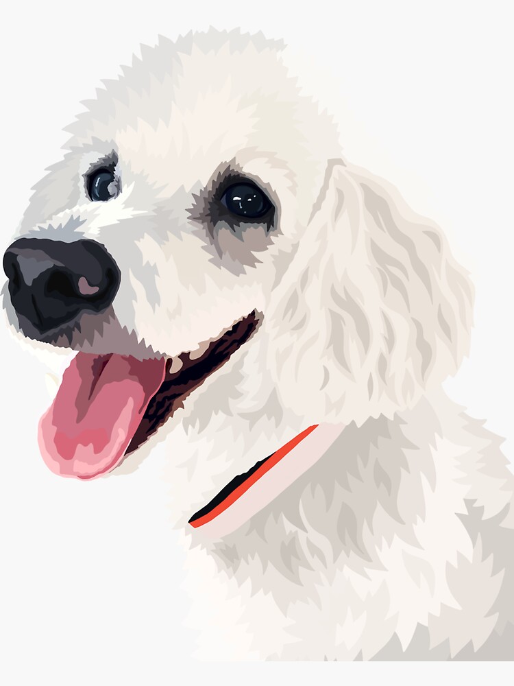 "Tanner" Sticker for Sale by KatsDogs | Redbubble