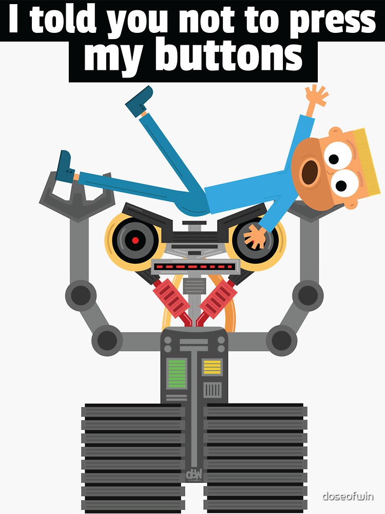 "Robot Vs Human Pressing Buttons Funny Meme Joke Ai Machine Throwing A ...