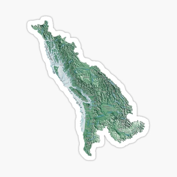 "Cascadia" Sticker for Sale by PrestonTurner | Redbubble