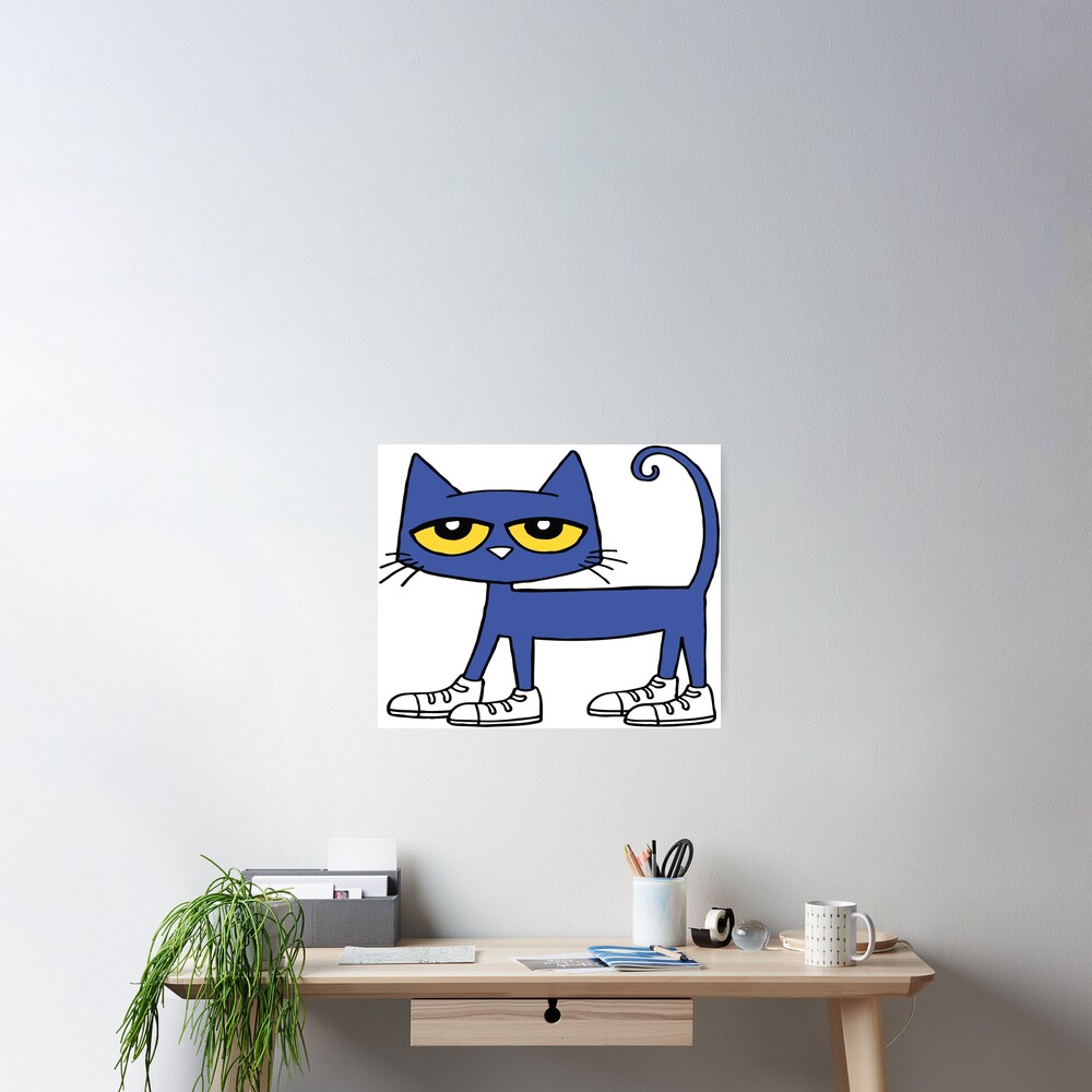 "Pete the Cat: I Love My White Shoes" Art Board Print for Sale by ...