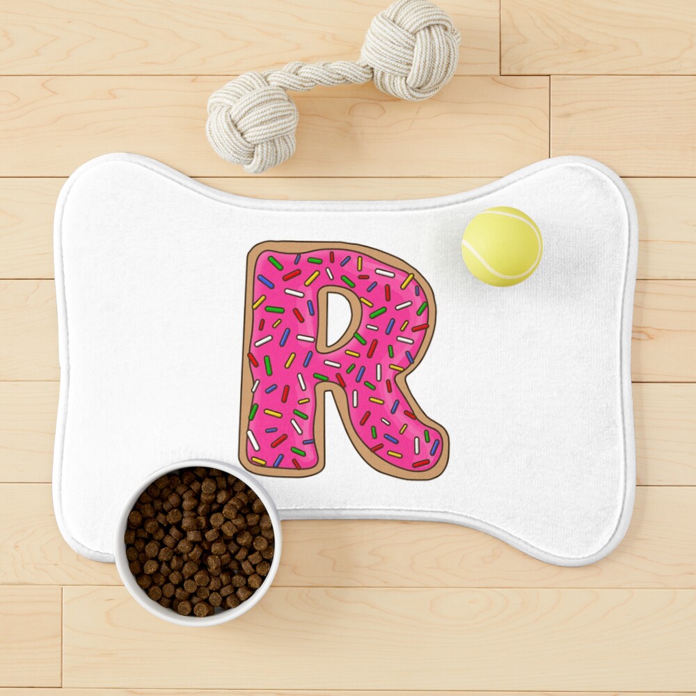 "Donut Letter R" Sticker for Sale by mynameisliana | Redbubble