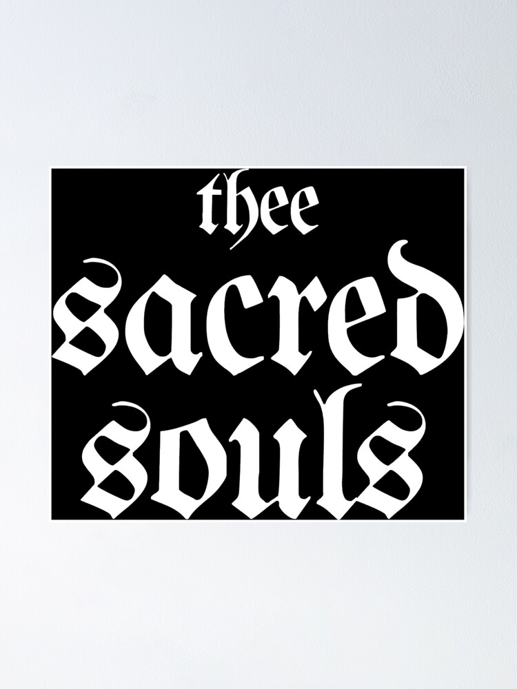 "Best-Thee-Sacred-Souls-logo" Poster for Sale by Gio Wonder | Redbubble