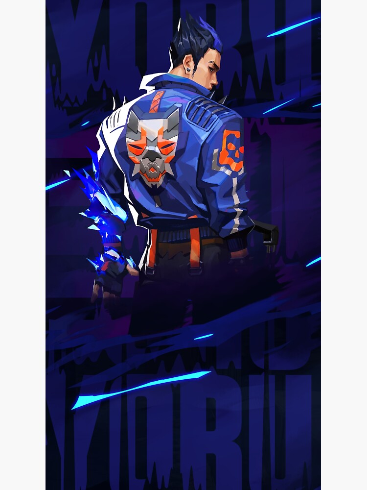 "Yoru Agent Tier Unlock Player Card" Sticker for Sale by modernshego ...