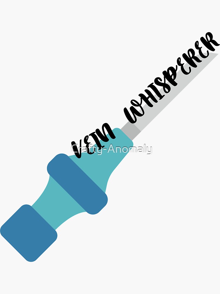 "Vein Whisperer IV infusion nurse humor" Sticker for Sale by Crafty ...