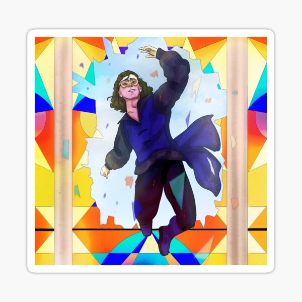 "Viscount Church Break-in " Sticker for Sale by CenDoodles | Redbubble