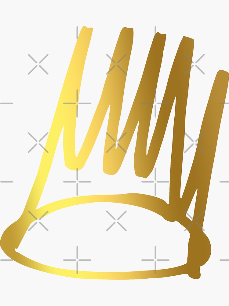 "Gold Crown King Cole" Sticker for Sale by Dhara884Store | Redbubble