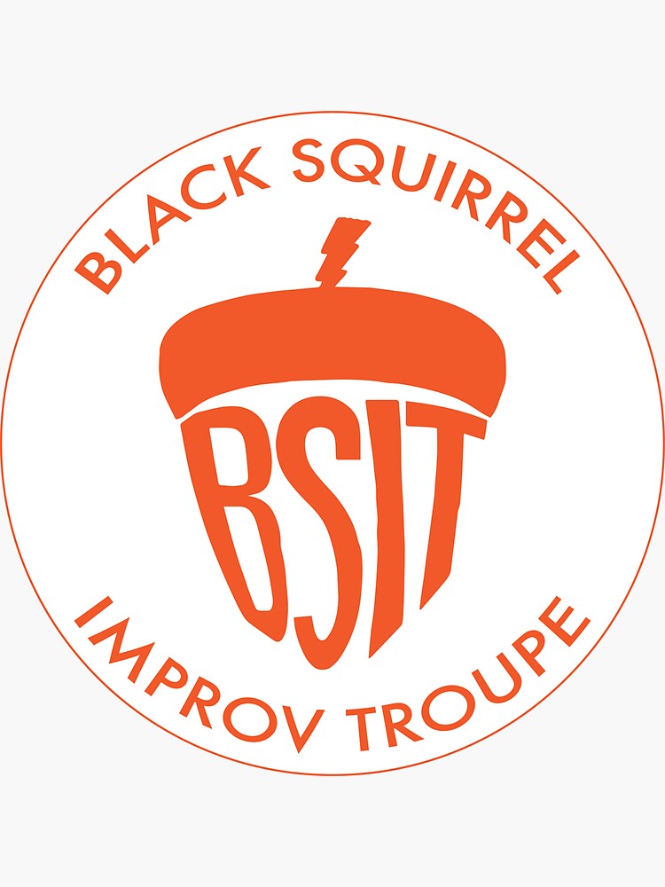 "BSIT Circle Logo" Sticker for Sale by bsimprovtroupe | Redbubble