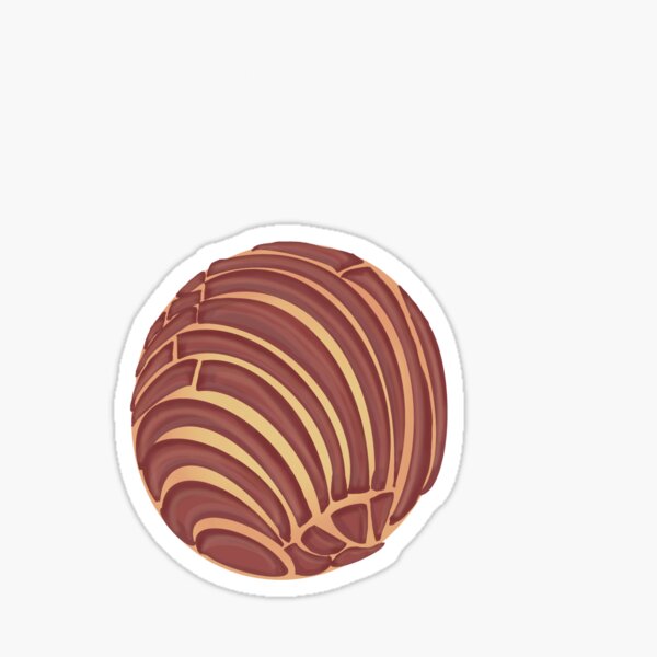 "Chocolate Concha" Sticker for Sale by RainsWonderland | Redbubble