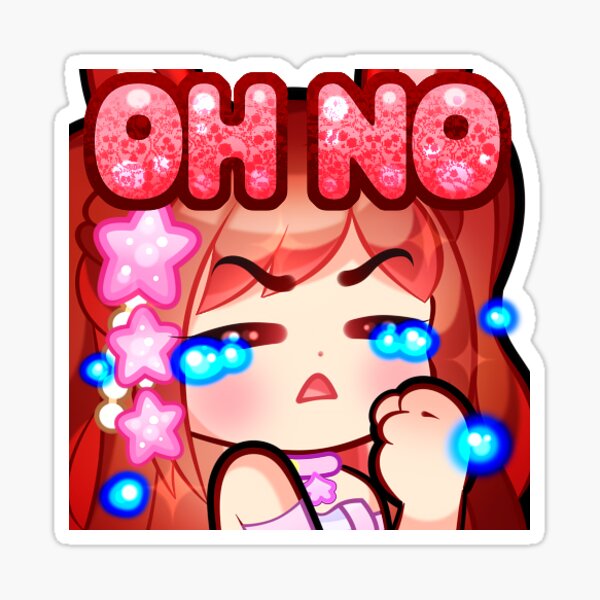 "Kryrena OhNo Emote" Sticker for Sale by Kryrena | Redbubble