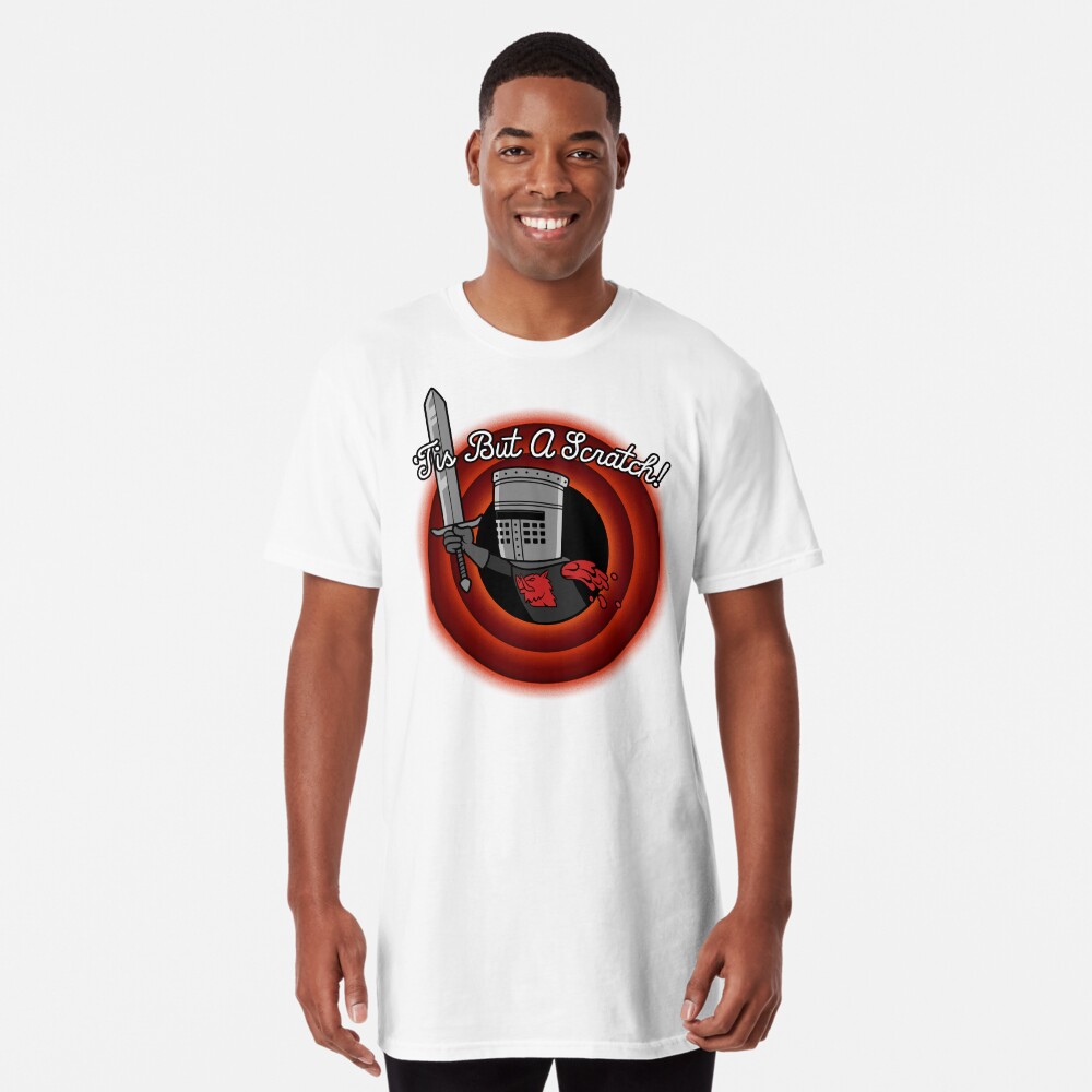 "Tis But A Scratch Folks" Sticker for Sale by harebrained | Redbubble