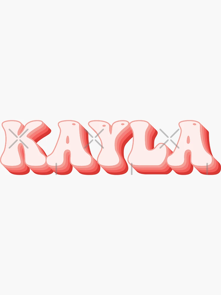 The Name Kayla In Bubble Letters Reply To @kay320439 The Best Name