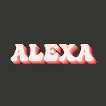 "Alexa - Name" Sticker for Sale by kindxinn | Redbubble