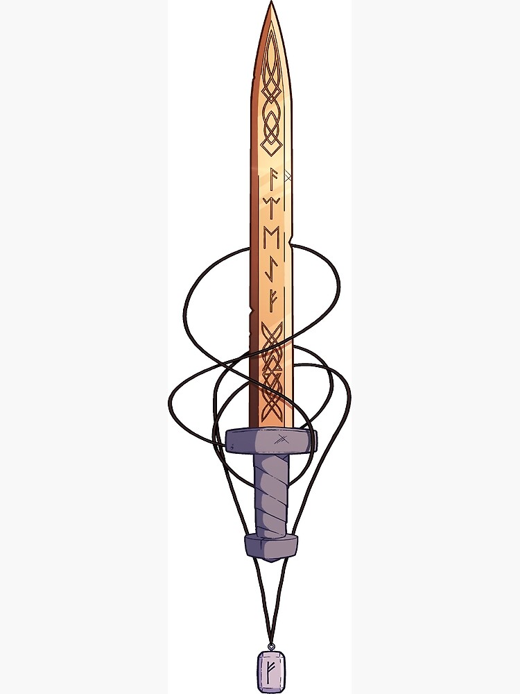 "Magnus Chase's Sword - Jack / Sumarbrander / Sword of Summer" Art ...