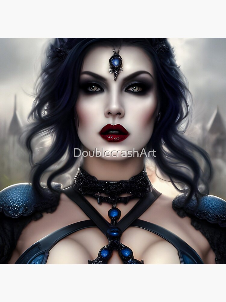 "Gothic Queen - Akesh" Sticker for Sale by DoublecrashArt | Redbubble