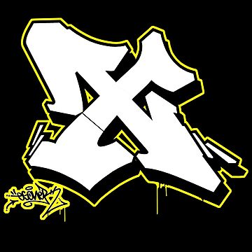 "LETTER X BY ESONE URBAN GRAFFITI STREET STYLE " Sticker for Sale by ...
