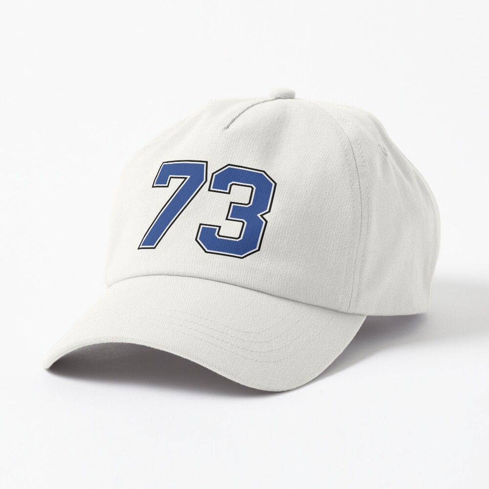 "Number 73 lucky sports jersey seventy three" Sticker for Sale by ...