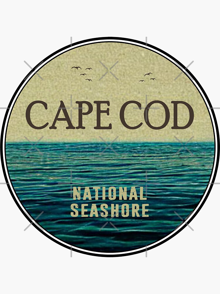 "Cape Cod National Seashore Massachusetts Ocean Birds" Sticker for Sale ...