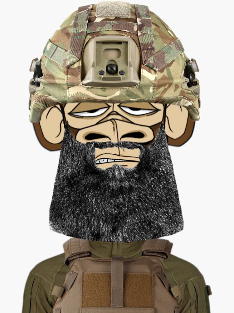 "Tactical monkey " Sticker for Sale by TacMonkey | Redbubble