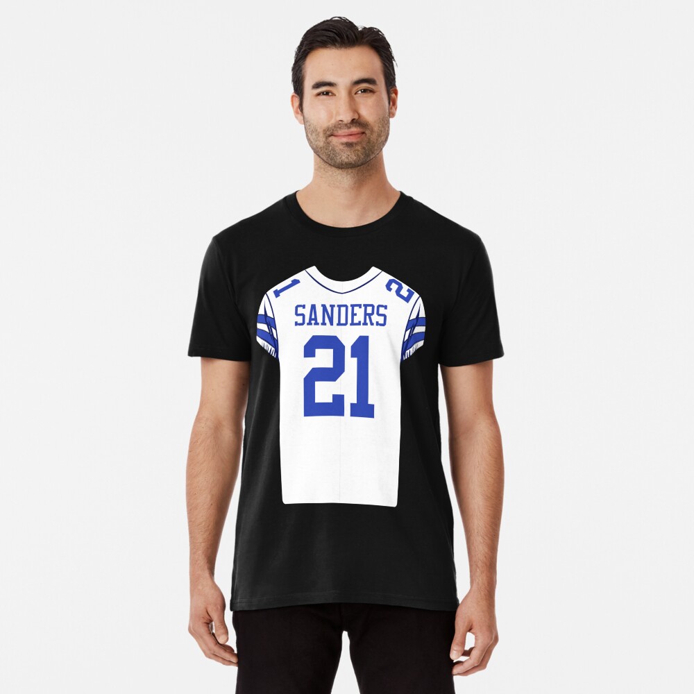 "Deion Sanders 21 Jersey " Sticker for Sale by ChristianasStit | Redbubble