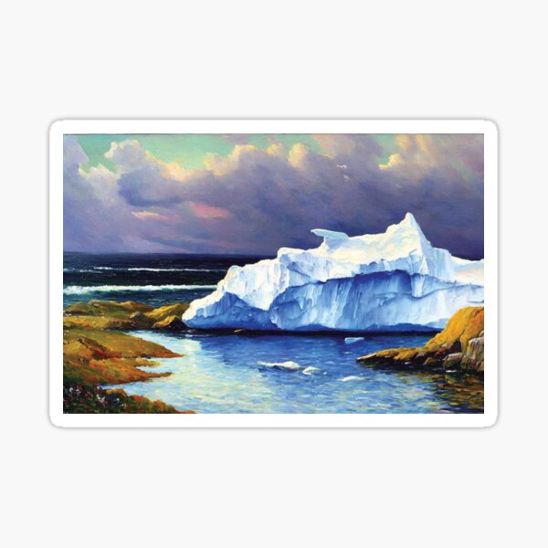 "Glittering Iceberg" Sticker for Sale by jasoncharles | Redbubble
