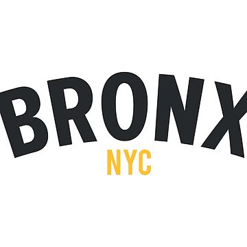 "New York Bronx, New York Bronx lettering, Bronx logo" Sticker by ...