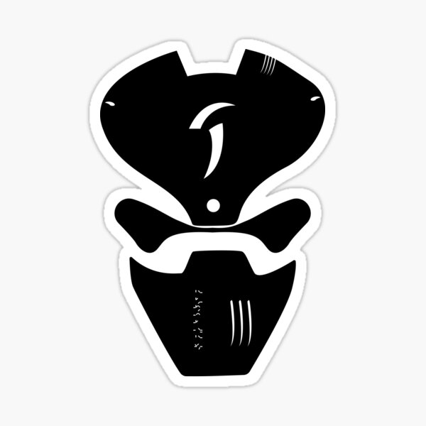 "Predator Mask" Sticker for Sale by BenoSArt | Redbubble