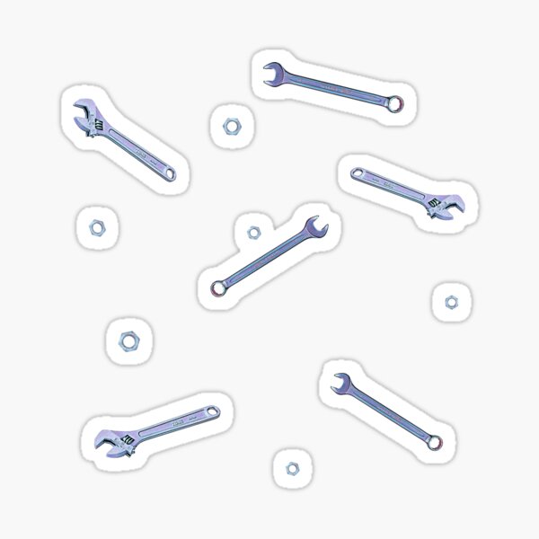 "Wrench Nuts and Bolts Pattern - Available on socks mugs shirts ...