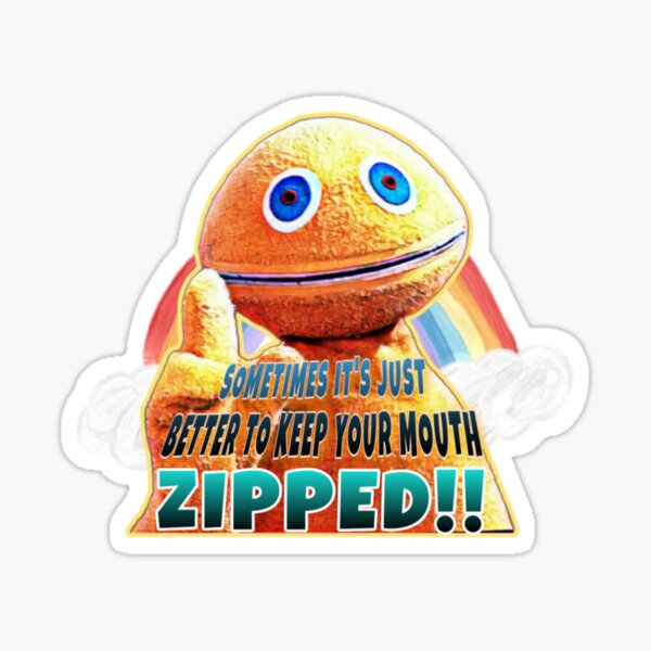 "Zippy Says" Sticker for Sale by RGPdesigns | Redbubble