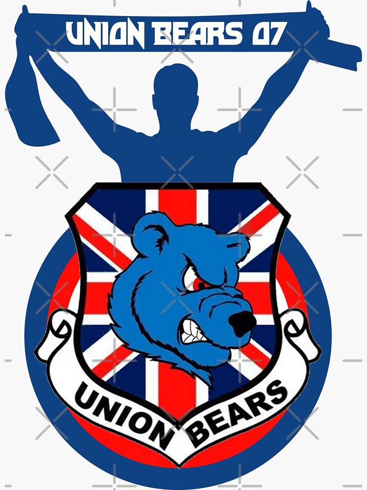 "Union Bears" Sticker for Sale by soummuss | Redbubble