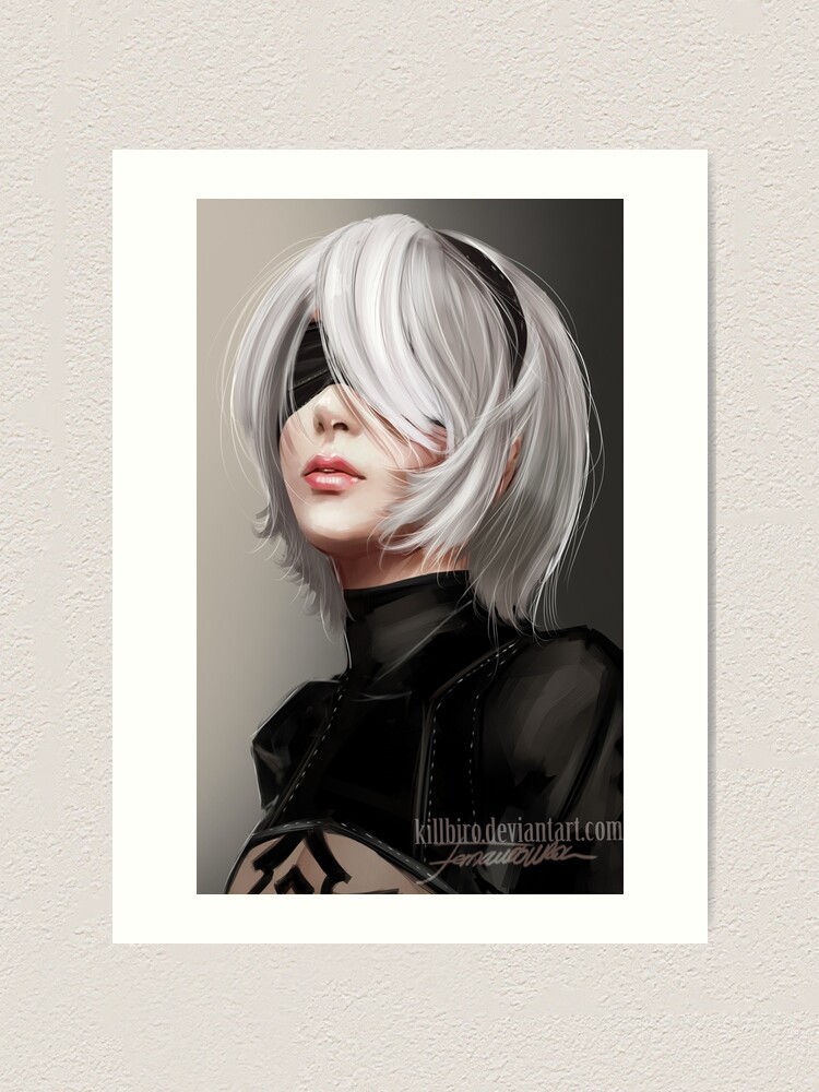"2B Nier automata" Art Print for Sale by killbiro | Redbubble