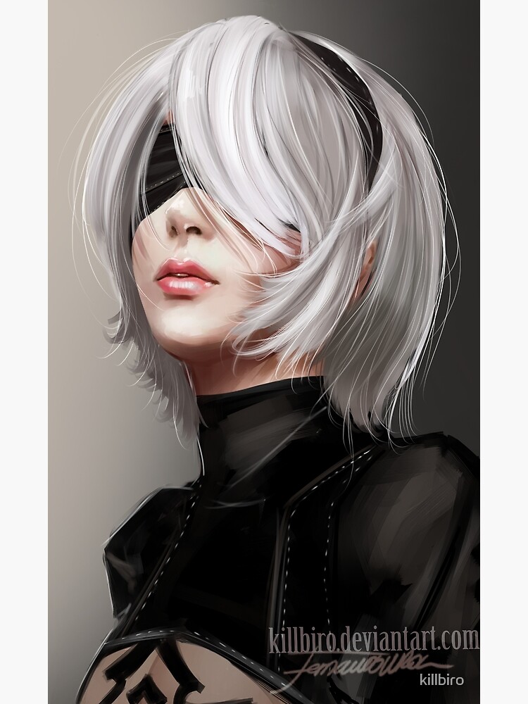 "2B Nier automata" Art Print for Sale by killbiro | Redbubble