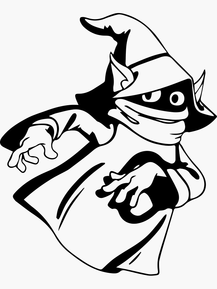 "Masters of the Universe: Orko. Stylised Vector Art" Sticker for Sale ...