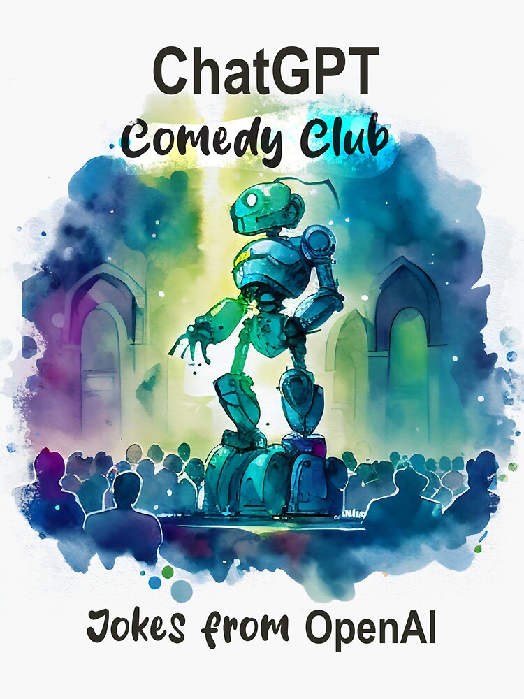 "Funny Design "Laugh Out Loud with ChatGPT: The Virtual Stand-Up Comedian" chatGPT shirts ...