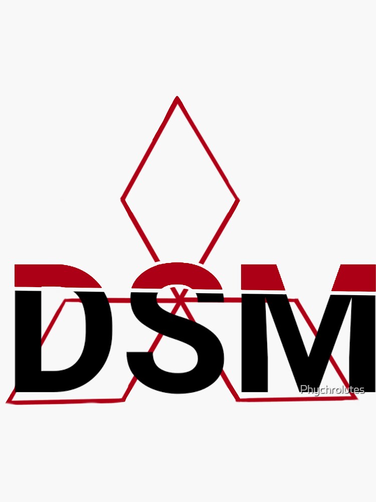 "DSM" Sticker for Sale by Phychrolutes | Redbubble