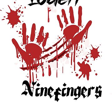 "Logen Nine Fingers The Bloody Nine" Sticker for Sale by ...