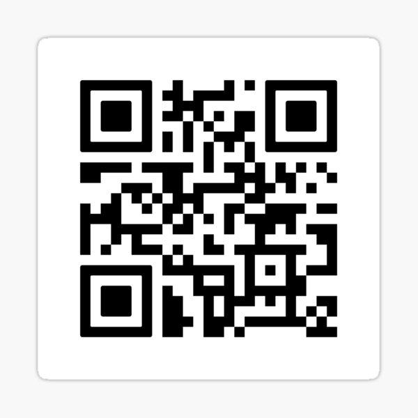 "Sticker Rick Roll" Sticker for Sale by poletovski | Redbubble