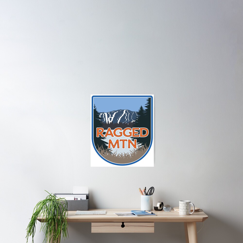 "Ragged Mtn" Sticker for Sale by Ski Classic NH | Redbubble