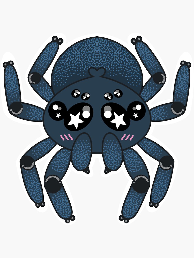 "Happy Cute Spider" Sticker for Sale by DanTheArtistMan | Redbubble