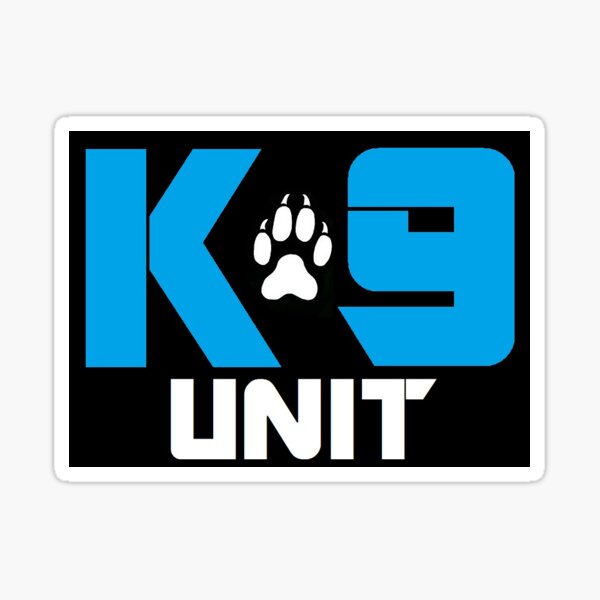 "K9 UNIT" Sticker for Sale by Workingdogs | Redbubble