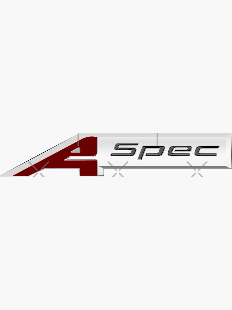 "A Spec Acura Car" Sticker for Sale by digitalgifts22 | Redbubble