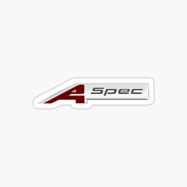 "A Spec Acura Car" Sticker for Sale by digitalgifts22 | Redbubble