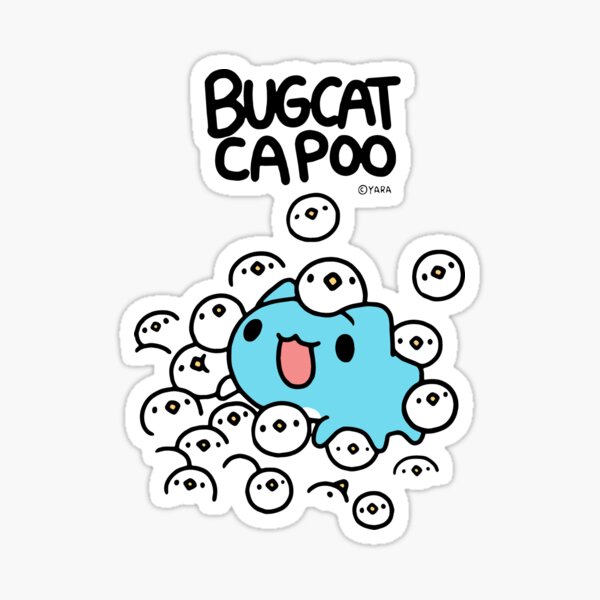 "Comic Cat Love - Bugcat Capoo - bug cat" Sticker for Sale by dahma83 ...