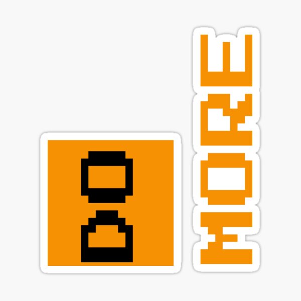 "DO MORE" Sticker for Sale by YoucefKhelfi | Redbubble