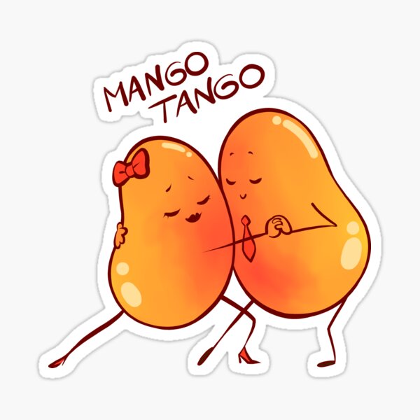 "Mango Tango" Sticker for Sale by misreps | Redbubble