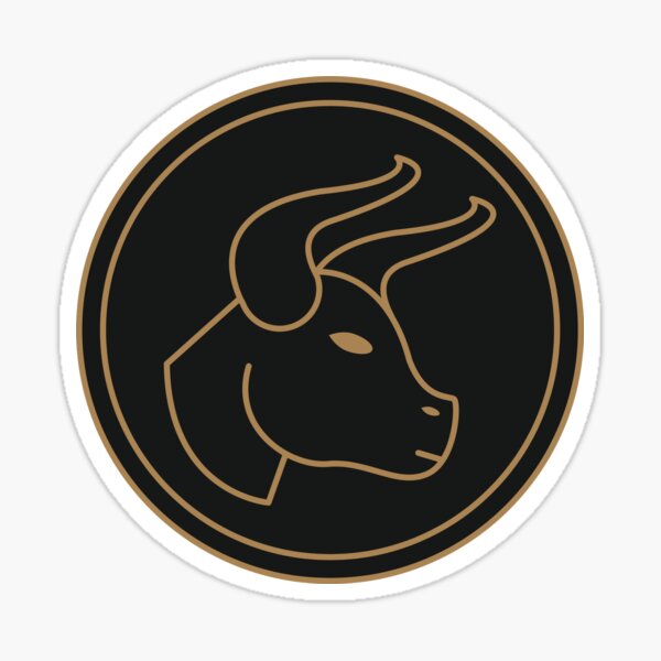 "Taurus zodiac sign Sticker" Sticker for Sale by cheesucrist | Redbubble