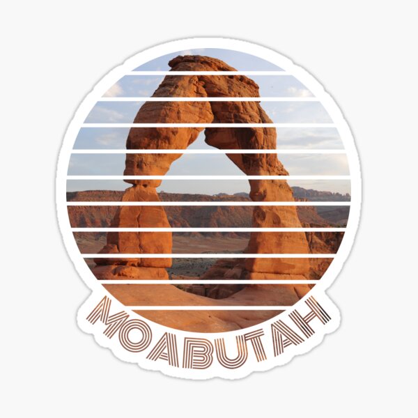 "Moab utah arch " Sticker for Sale by RMworld | Redbubble