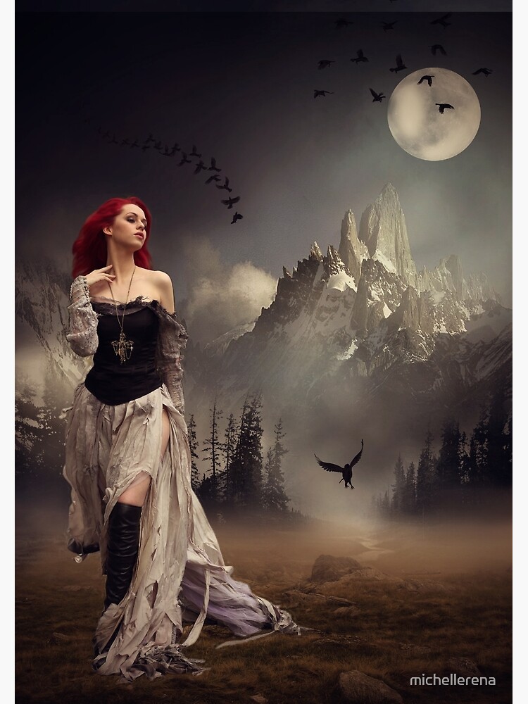"The Morrigan" Art Print by michellerena | Redbubble