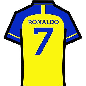 "Ronaldo #7 NSR Yellow Blue Football Jersey" iPad Case & Skin for Sale ...