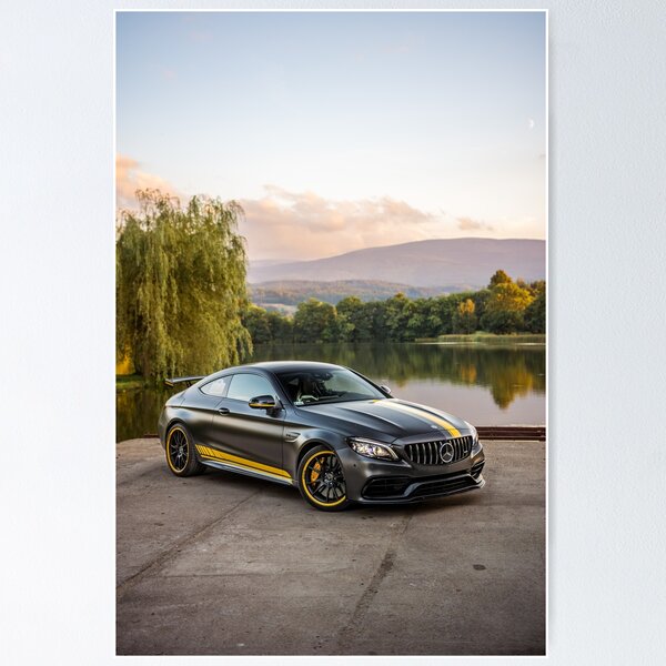 "Mercedes-Benz C63s AMG" Poster for Sale by PSAutomotive | Redbubble
